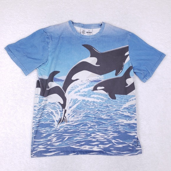 Rarewear | Shirts | Rarewear Orca All Over Print Graphic Tshirt Large ...